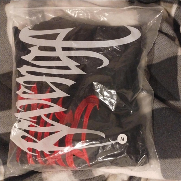 Revenge Clothing | Jackets & Coats | Revenge Red Embroidered Ski Mask ...